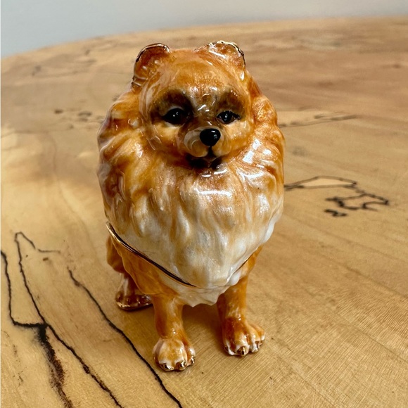 Kubla | Accents | Pomeranian Dog Keepsake Box By Kubla New | Poshmark